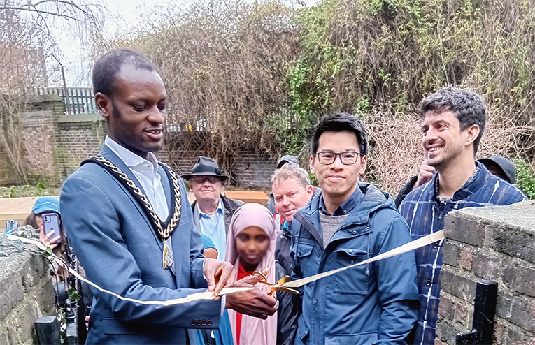 New garden for Northfield House - Old Kent Road